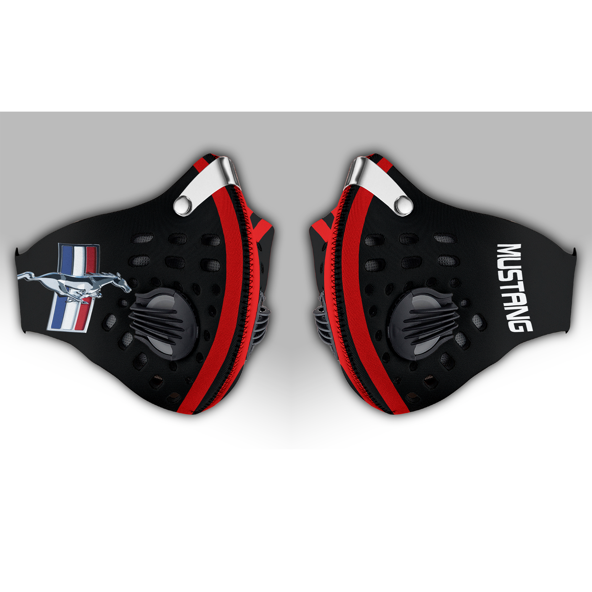 Ford Mustang Carbon PM 2,5 Face Mask - Ellieshirt