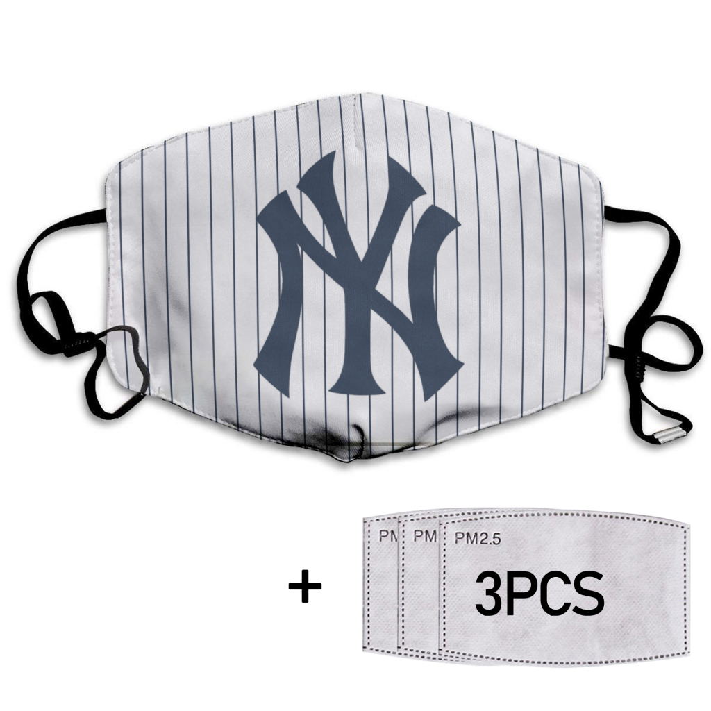 New York Yankees Full printed Face Mask - Ellieshirt
