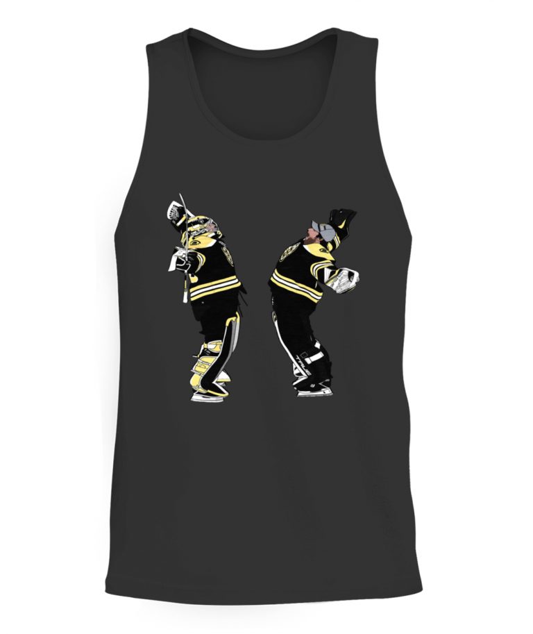 GOALIE HUG SHIRT Linus Ullmark And Jeremy Swayman Boston Bruins ...