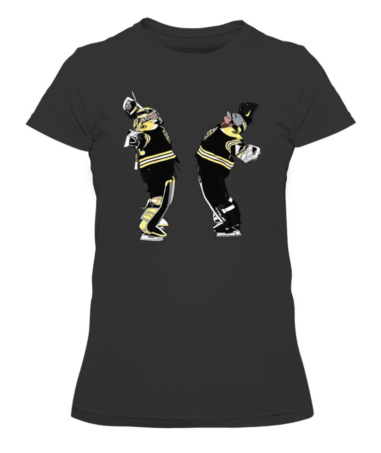 GOALIE HUG SHIRT Linus Ullmark And Jeremy Swayman Boston Bruins ...