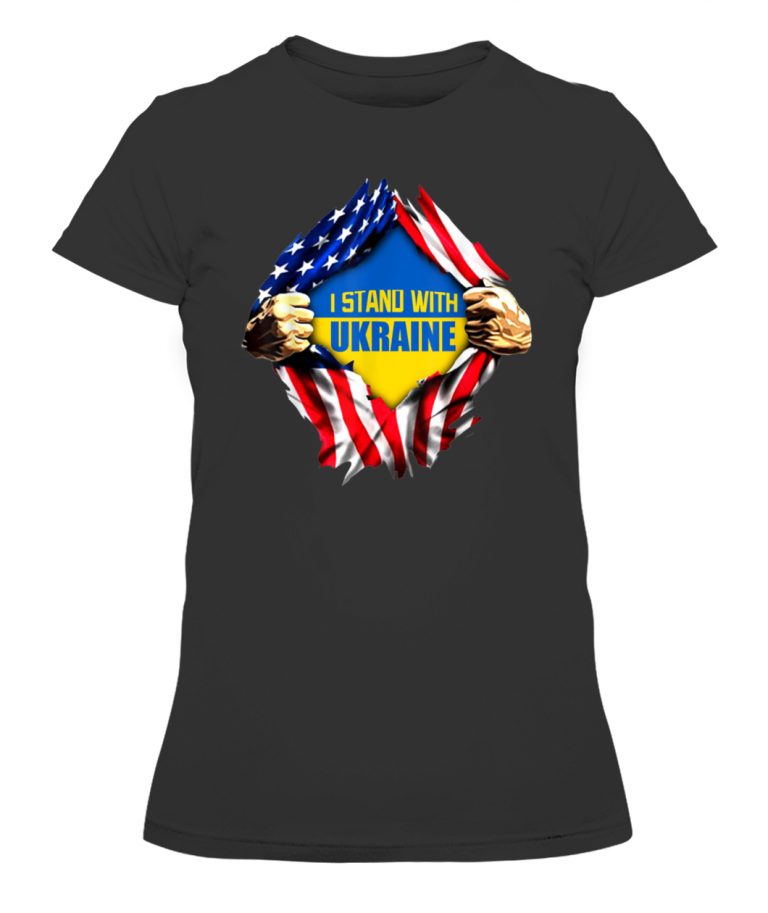 Support Ukraine I Stand With Ukraine Ukrainian Freedom T-Shirt - Ellieshirt