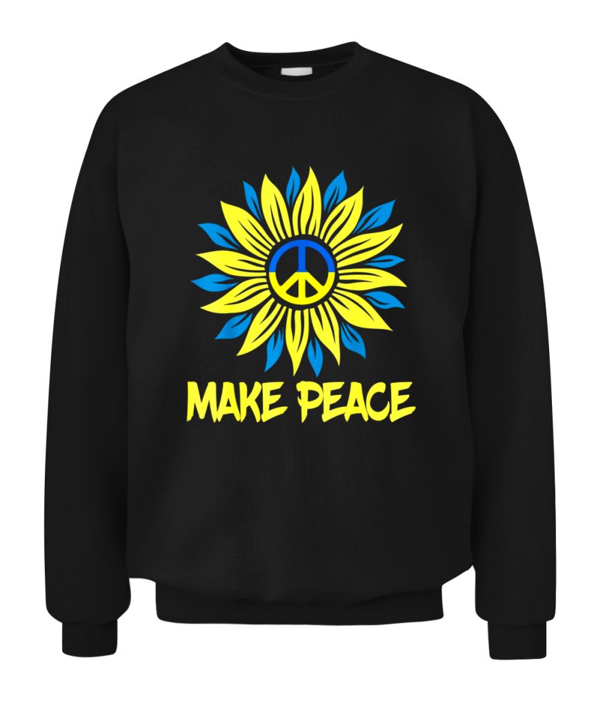 Support Ukraine Stand With Ukraine Ukrainian Flag T-Shirt - Ellieshirt