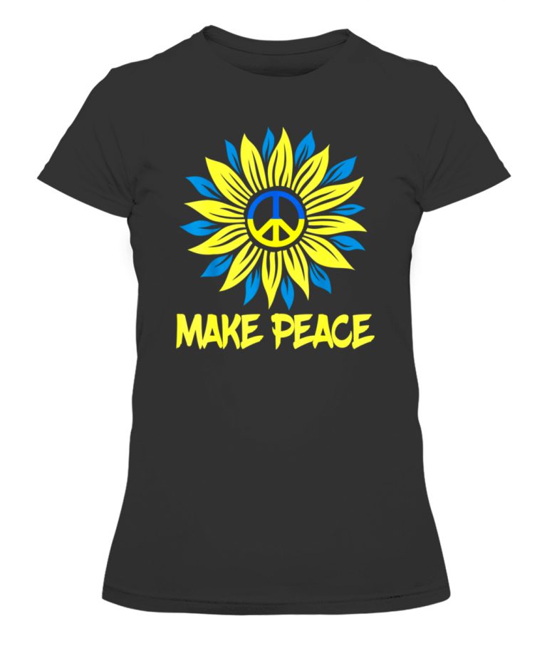 Support Ukraine Stand With Ukraine Ukrainian Flag T-Shirt - Ellieshirt