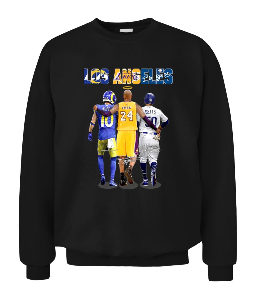Los Angeles Sports Teams Signatures Shirt Cooper Kupp, Kobe Bryant And ...