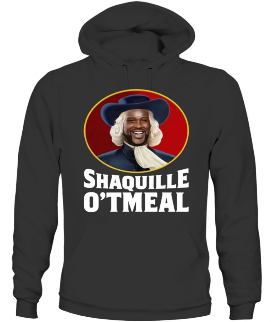 Shaquille Oatmeal Shirt O'neal Parody Funny Oats, Shaquille O'Neal, NBA ...