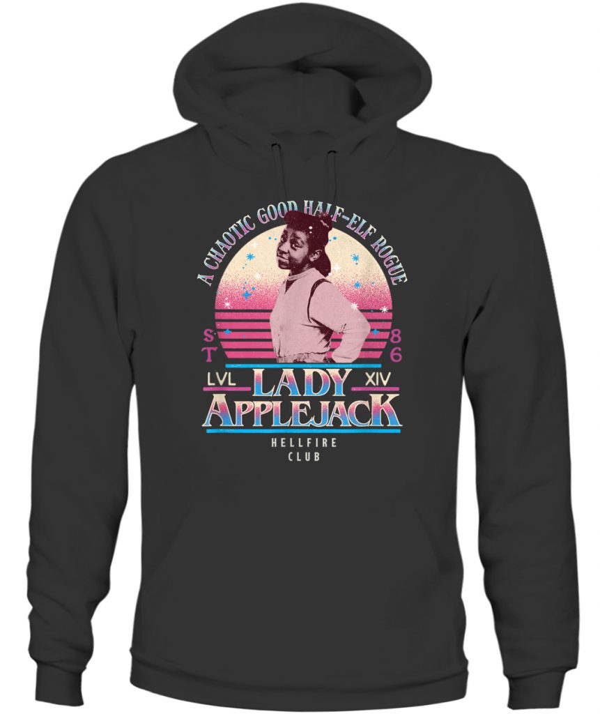 Stranger Things 4 Erica Lady Applejack Hellfire Club Poster T-Shirt ...