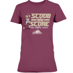 SCOOB AND SCORE SHIRT Scooby Wright, 2022 USFL CHAMPIONS, Birmingham ...