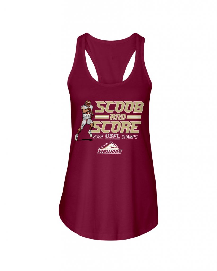 SCOOB AND SCORE SHIRT Scooby Wright, 2022 USFL CHAMPIONS, Birmingham ...