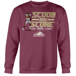 SCOOB AND SCORE SHIRT Scooby Wright, 2022 USFL CHAMPIONS, Birmingham ...