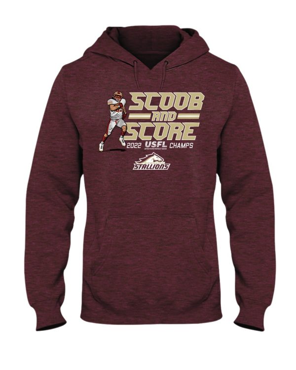 SCOOB AND SCORE SHIRT Scooby Wright, 2022 USFL CHAMPIONS, Birmingham ...
