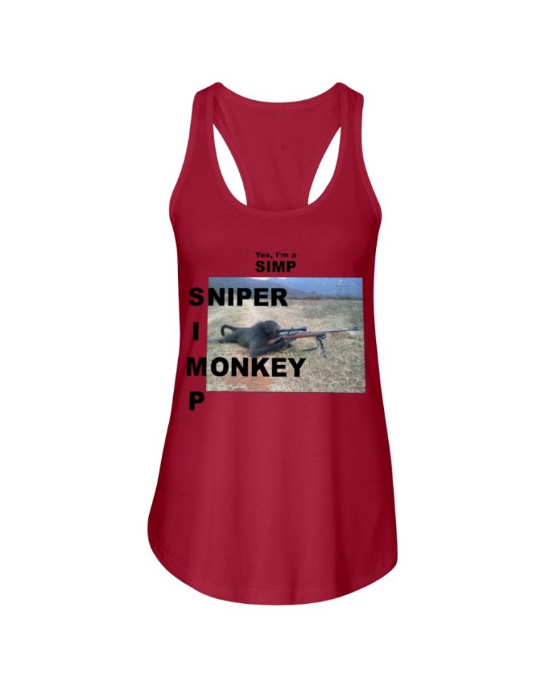 Yes, I'm A SIMP - SNIPER I MONKEY P Shirt Funny Sniper Monkey - Ellieshirt