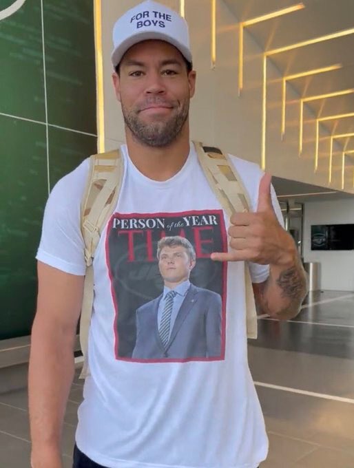 ZACH WILSON Person Of The Year Time Shirt Zach Wilson, New York Jets ...
