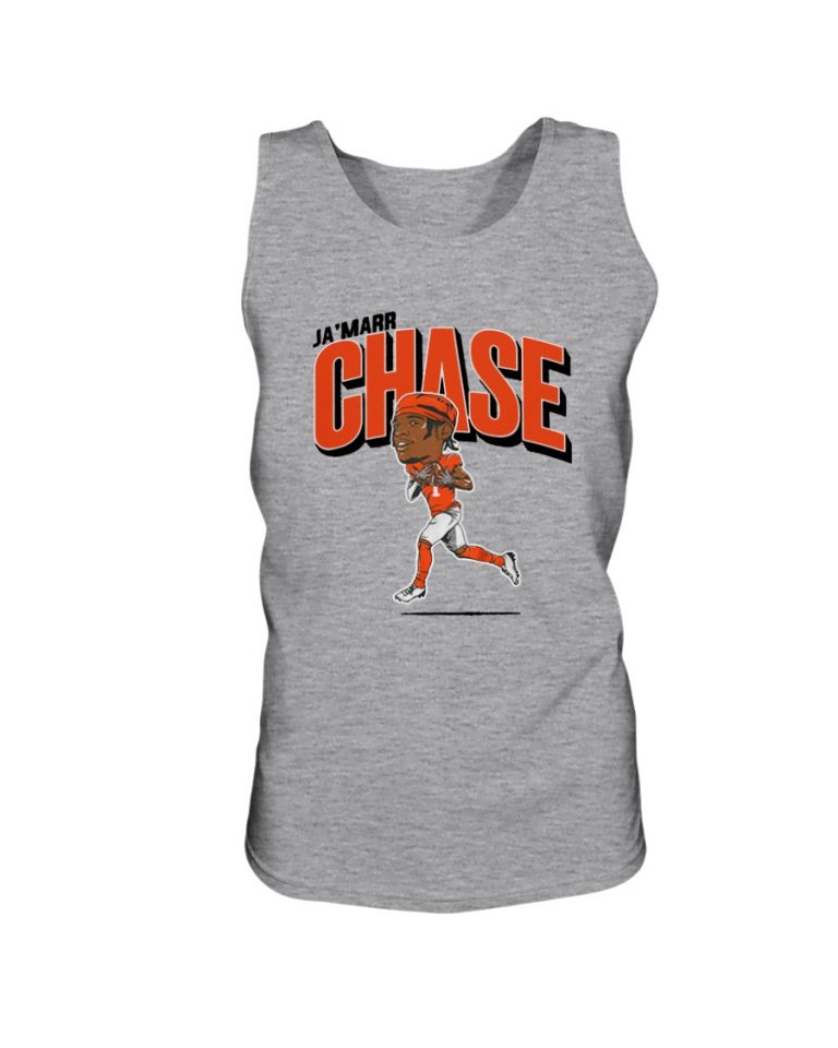 JA'MARR CHASE CARICATURE SHIRT Ja'Marr Chase, Cincinnati Bengals ...