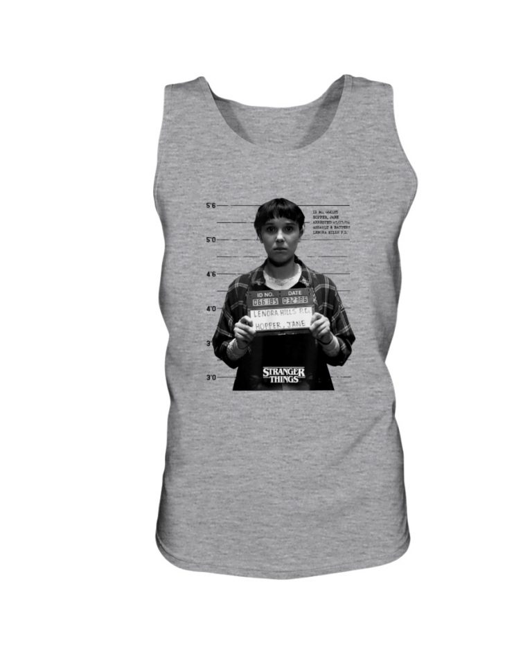 Stranger Things 4 Jane Hopper Mugshot Photo T-Shirt - Ellieshirt
