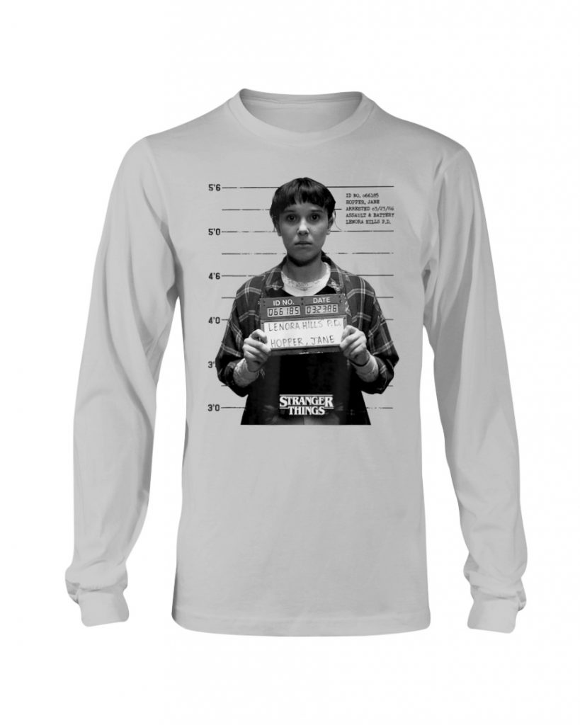 Stranger Things 4 Jane Hopper Mugshot Photo T-Shirt - Ellieshirt