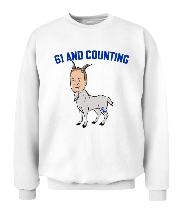 GOAT 61 AND COUNTING SHIRT Mark Stoops, Kentucky Wildcats - Ellieshirt
