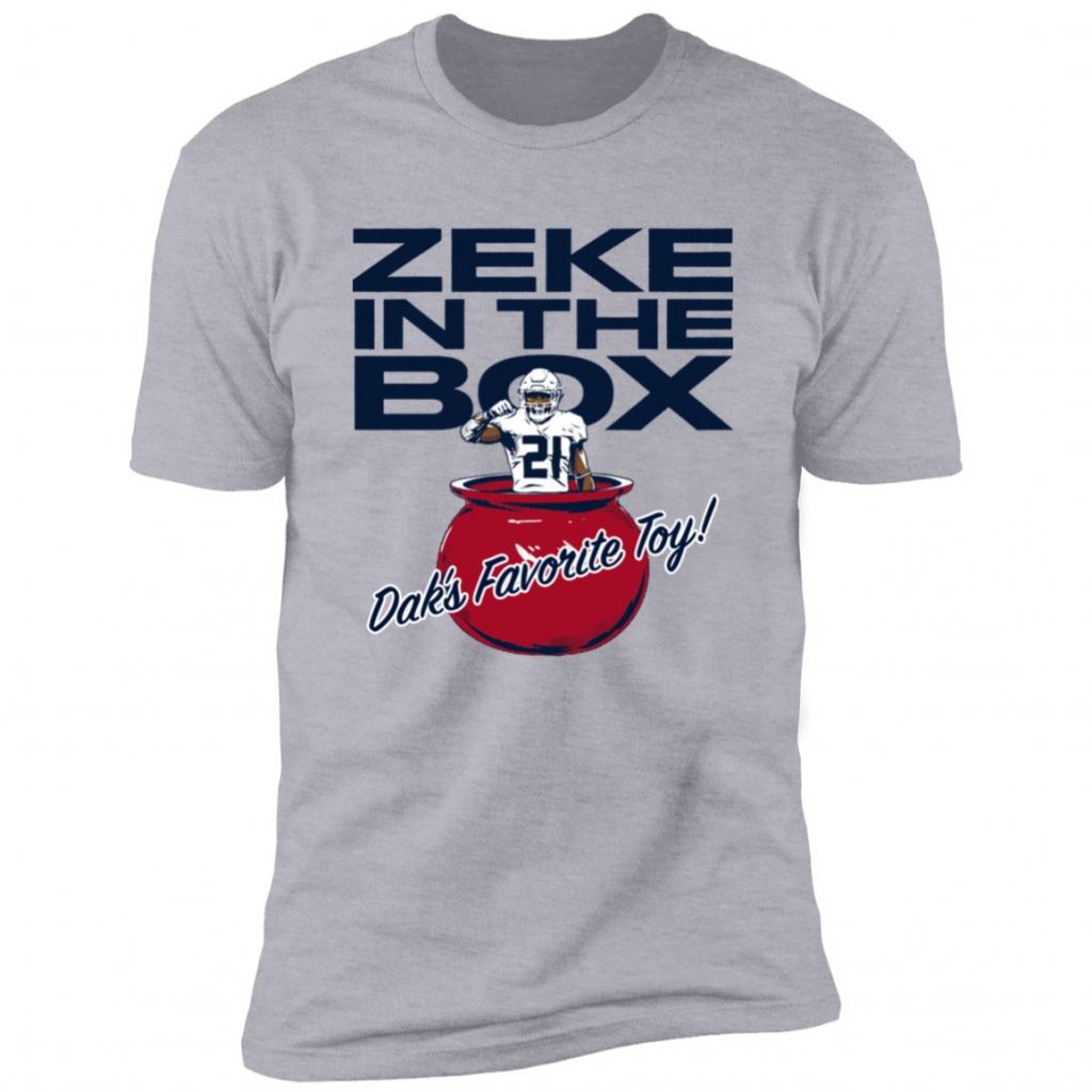 ZEKE IN THE BOX SHIRT Dak Prescott, Ezekiel Elliott, Dallas Cowboys ...