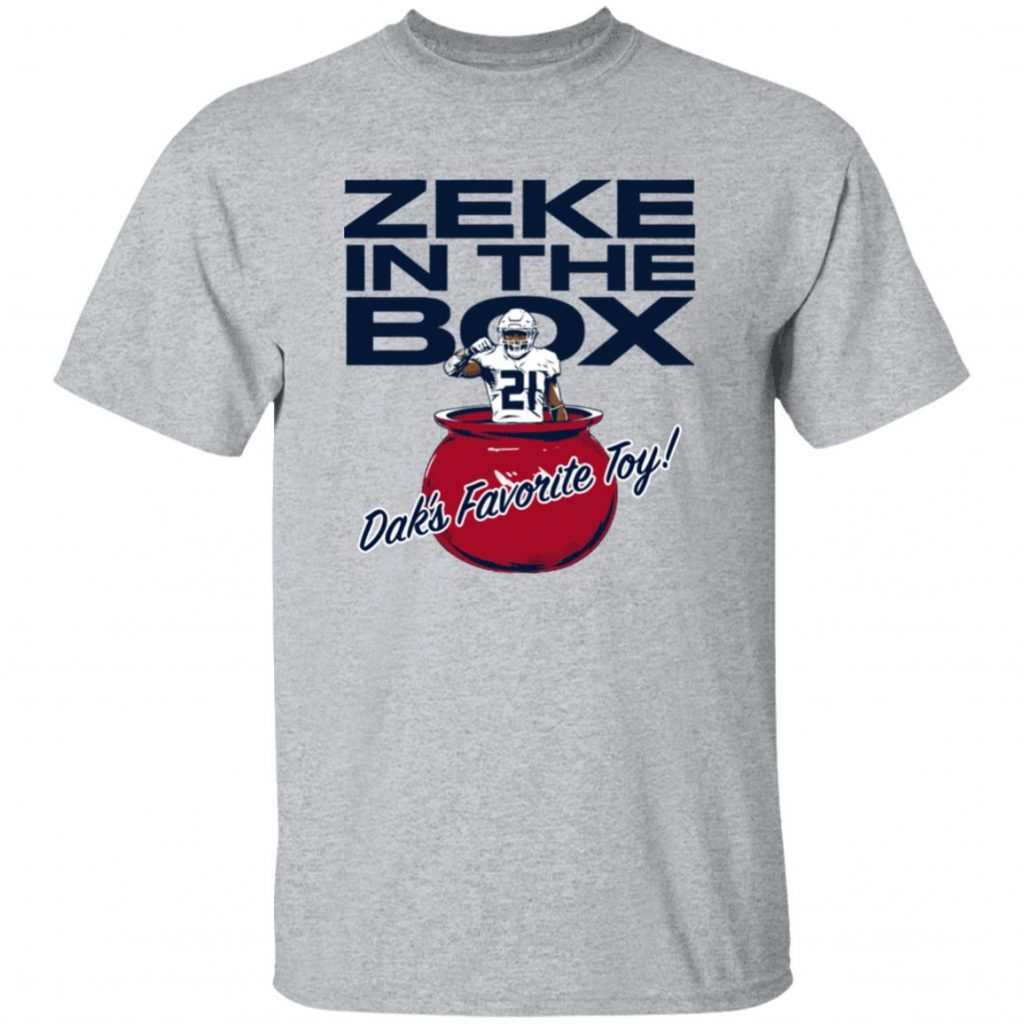 ZEKE IN THE BOX SHIRT Dak Prescott, Ezekiel Elliott, Dallas Cowboys - Ellieshirt