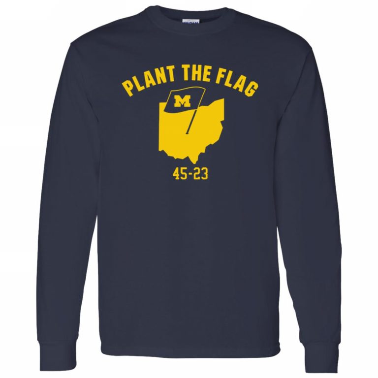 PLANT THE FLAG SHIRT Michigan Wolverines - Ellieshirt