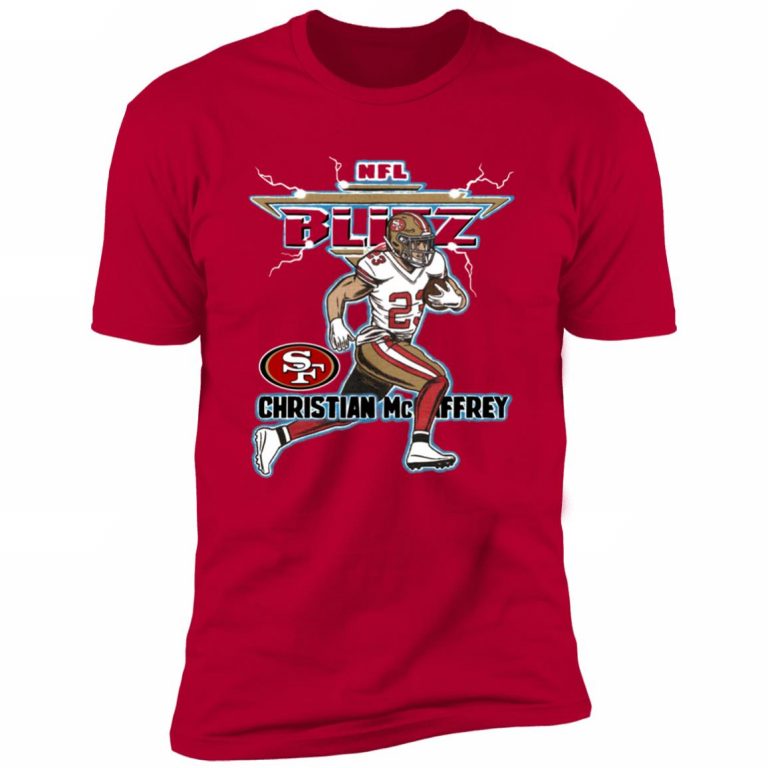 NFL Blitz Player Shirt Christian McCaffrey, San Francisco 49ers ...