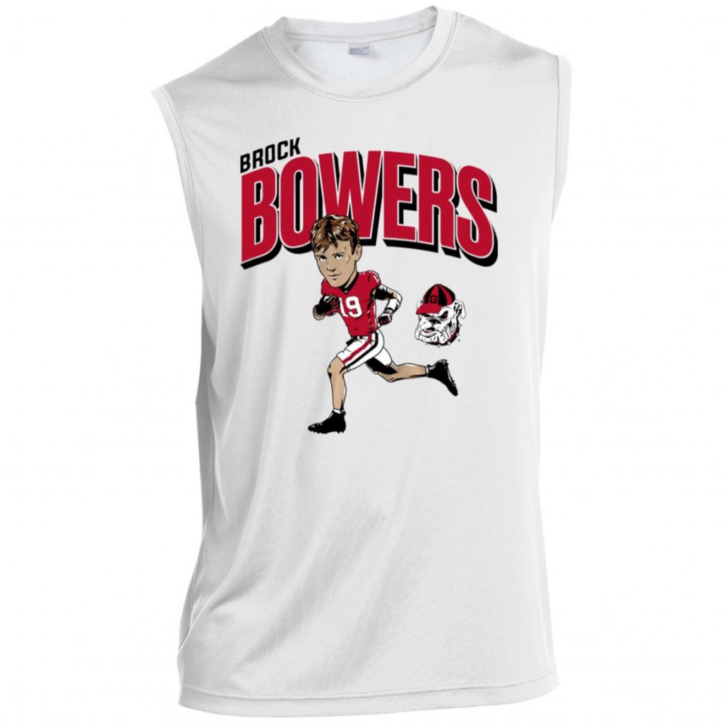BROCK BOWERS CARICATURE SHIRT Georgia Bulldogs - Ellieshirt