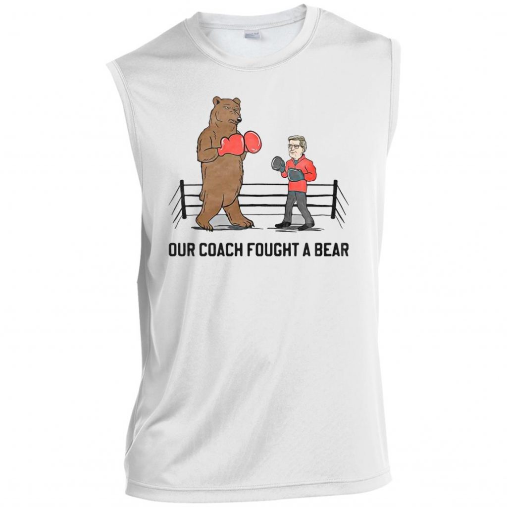 OUR COACH FOUGHT A BEAR SHIRT Mark Adams, Texas Tech Red Raiders ...
