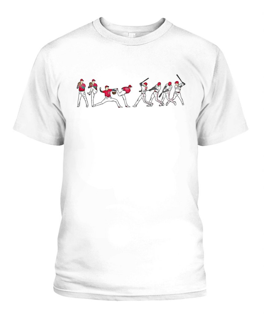 OHTANI PITCHING HITTING SHIRT Shohei Ohtani, Los Angeles Angels ...