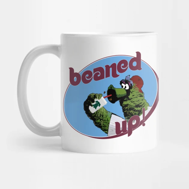Beaned Up Mug Phillie Phanatic, Philadelphia Phillies - Ellieshirt