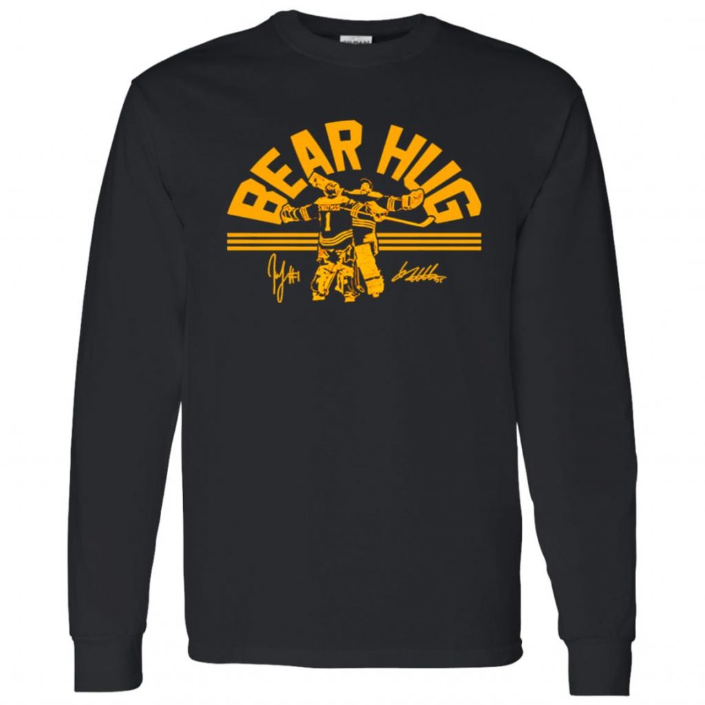 BEAR HUG SHIRT Linus Ullmark, Jeremy Swayman, Boston Bruins - Ellieshirt
