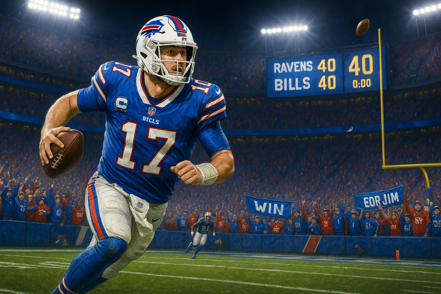 Buffalo Bills Stun Ravens 41–40 in Historic Scorigami Comeback - Ellieshirt