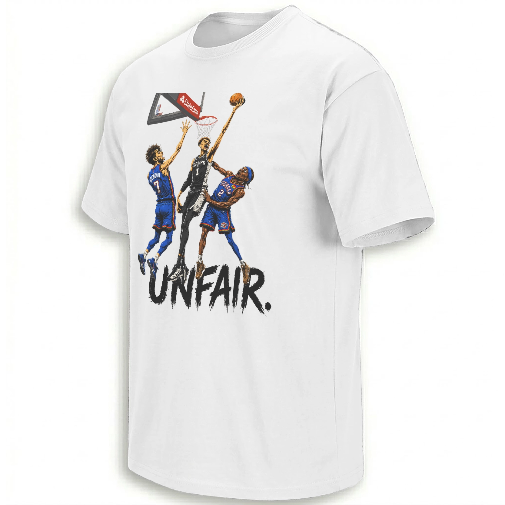 Victor Wembanyama Unfair Shirt Chet Holmgren Shai Gilgeous Alexander ...